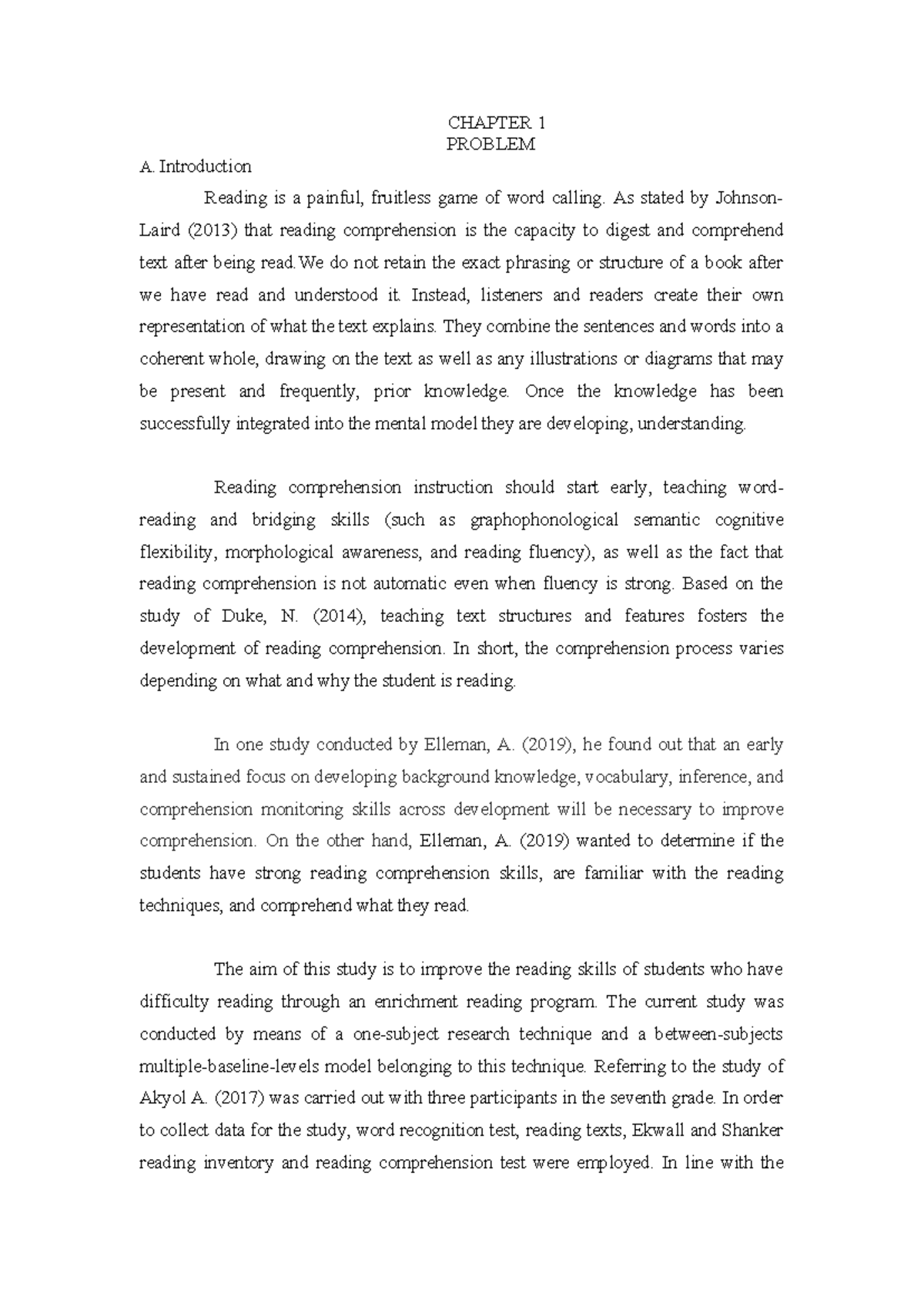 Chapter 1: Understanding Reading Comprehension in Grade 7 Students ...