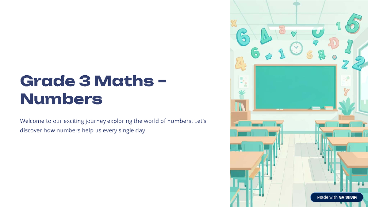 Grade 3 Maths: Exploring Numbers and Their Magic - Studocu