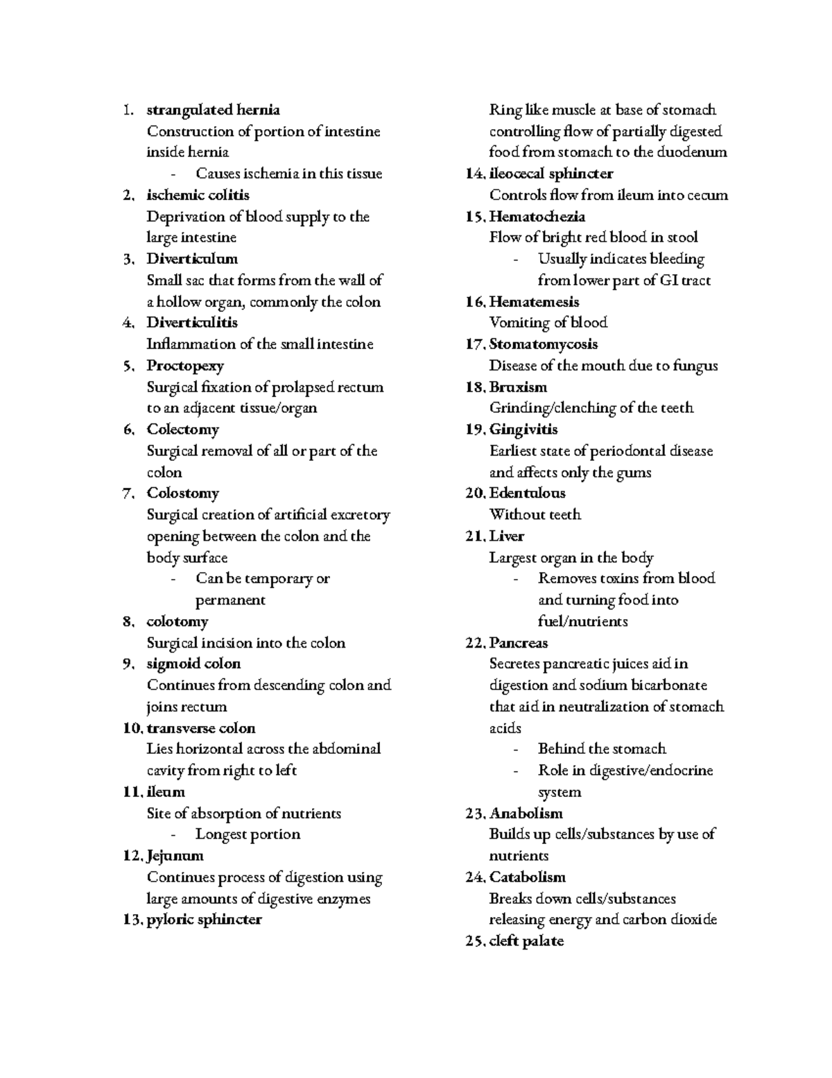 Medical Terminology Study Guide: Part 2 - Key Concepts & Definitions ...