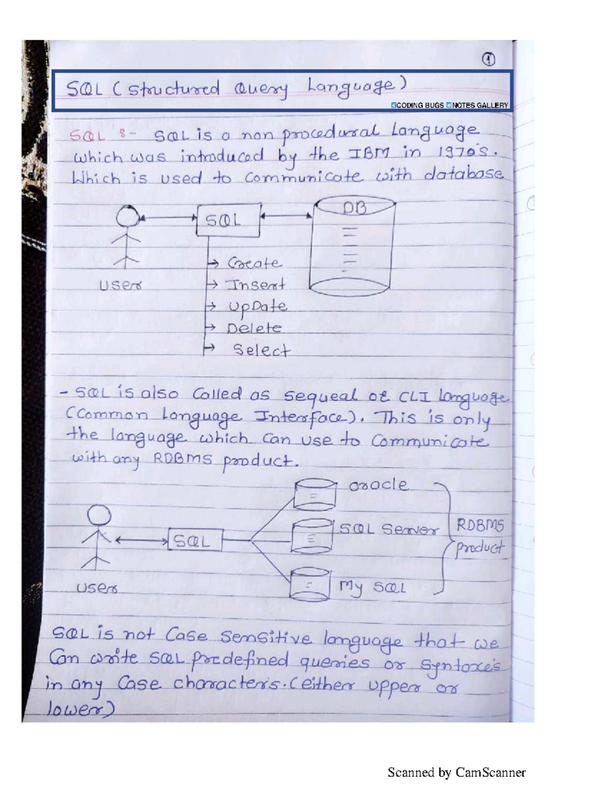 SQL Coding Bugs and Notes for Data Structures and Algorithms (DSA ...
