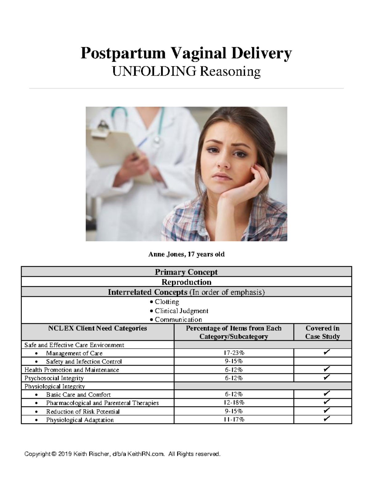 Case Study: Postpartum Care Plan for Vaginal Delivery (Nursing) - Studocu