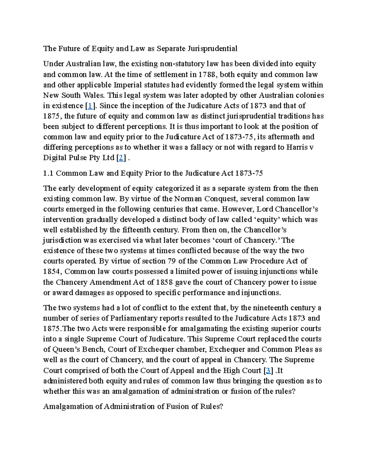 Equity AND Trust Tutorials - The Future of Equity and Law as Separate ...