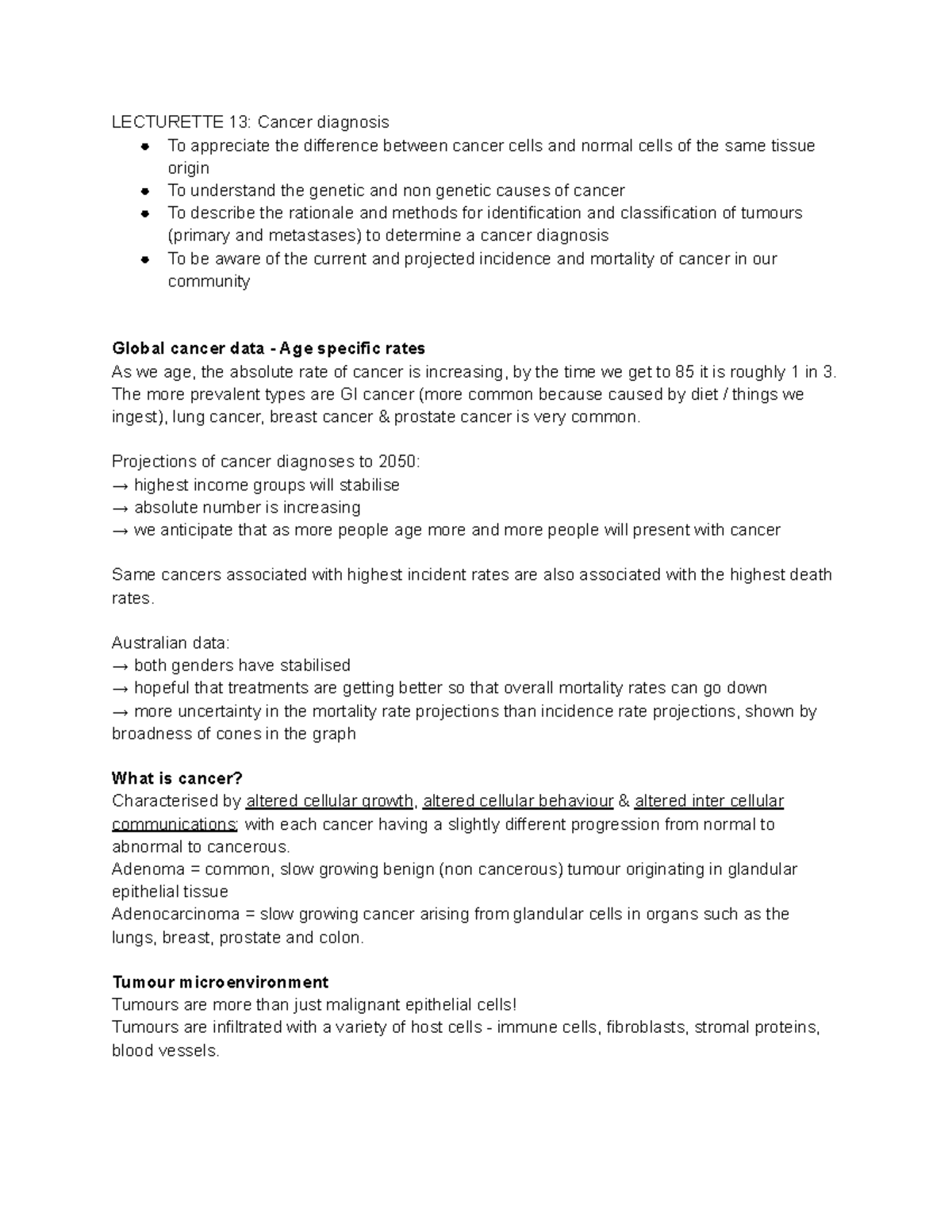 Week 5 - Cancer: Understanding Cells, Causes, and Treatment Strategies ...