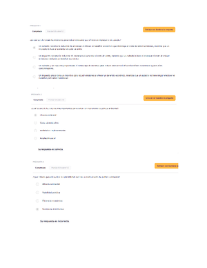 Evaluación e indicadores del desempeño SEM 1 - PREGUNTA 1 Señalar con bandera la pregunta ...