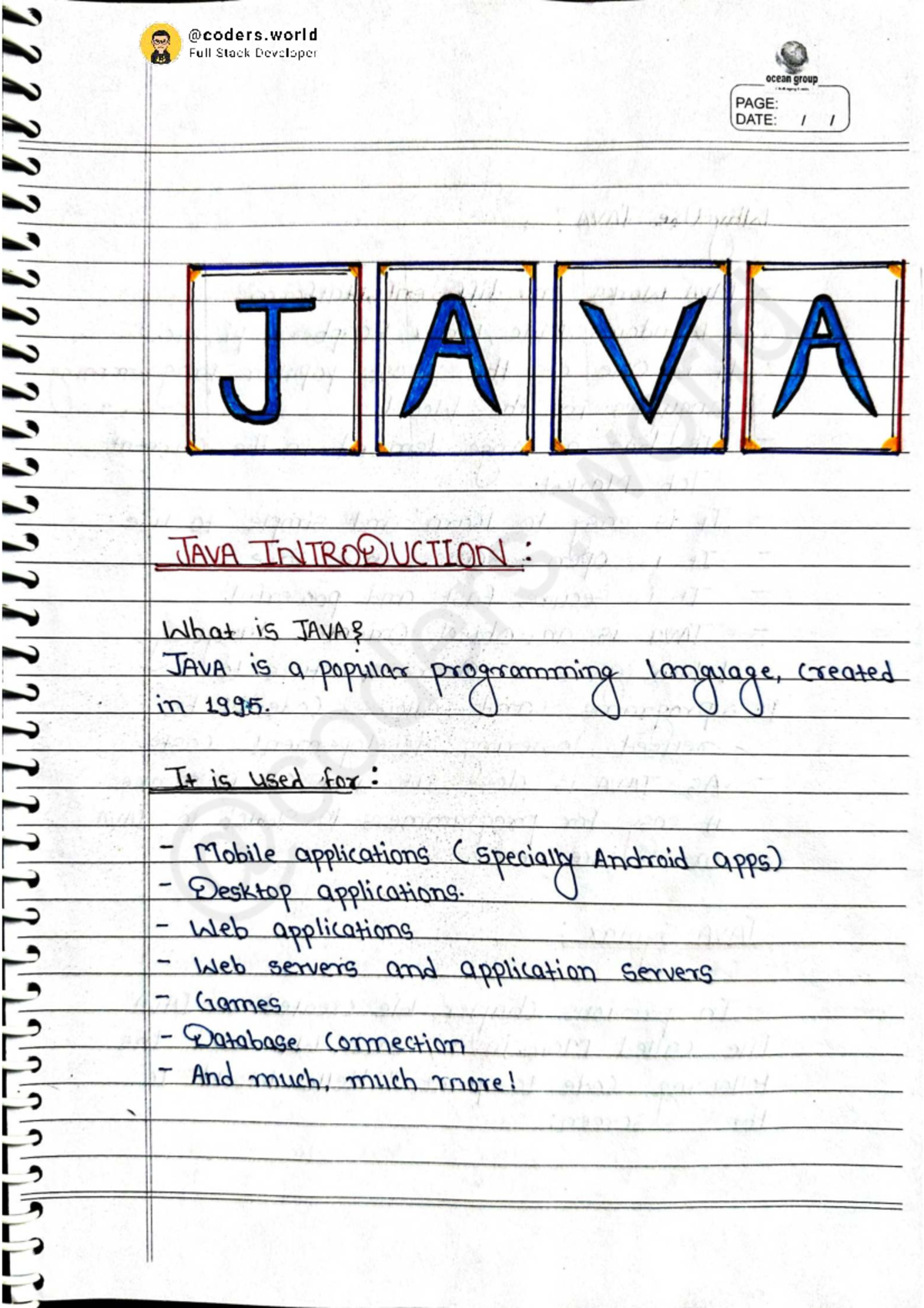 GO Full Stack Developer: Introduction to Java Programming Concepts ...