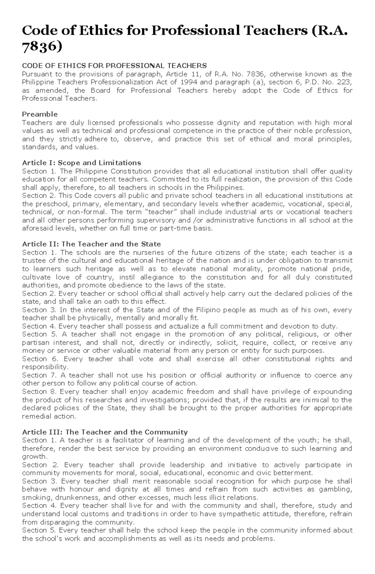 Module 4: Societal Demands on Teachers as Professionals and Individuals ...