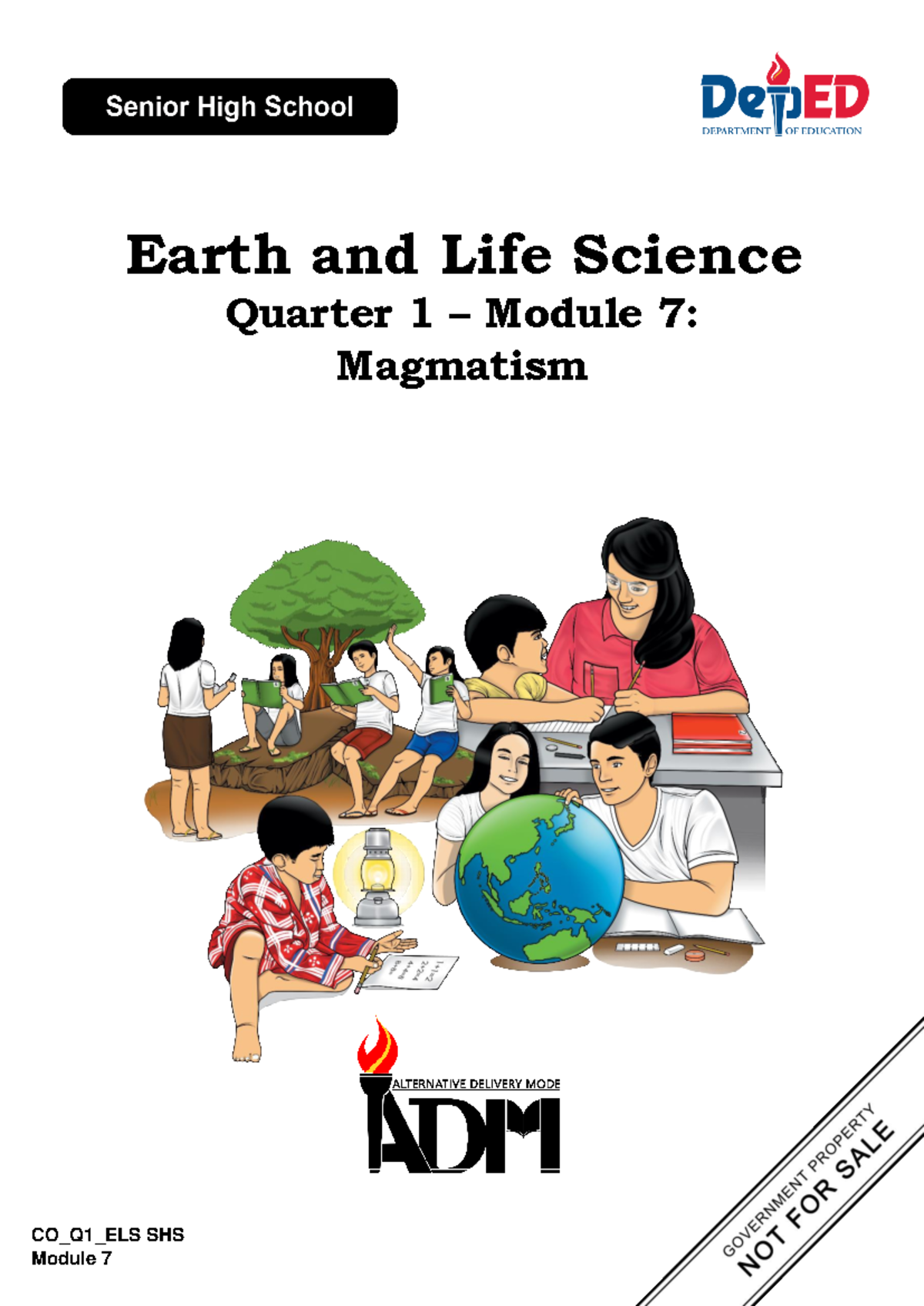 CO_Q1_ELS SHS - Module 7: Understanding Magmatism Concepts - Studocu