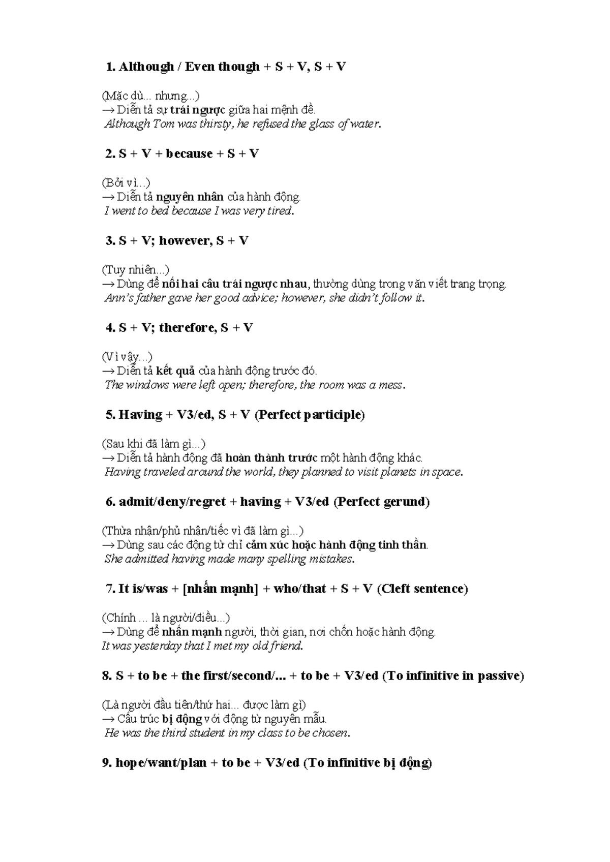 Grammar Structures and Usage in English (Course Code: 12) - Studocu