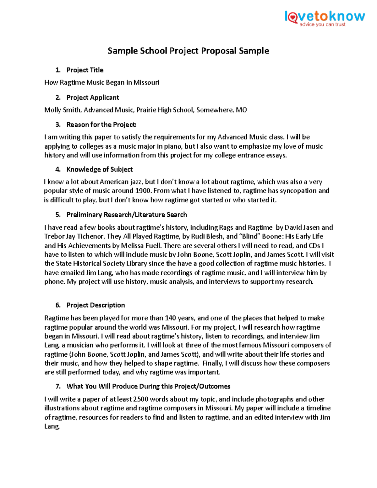 3310 School Project Proposal Sample - Sample School Project Proposal ...