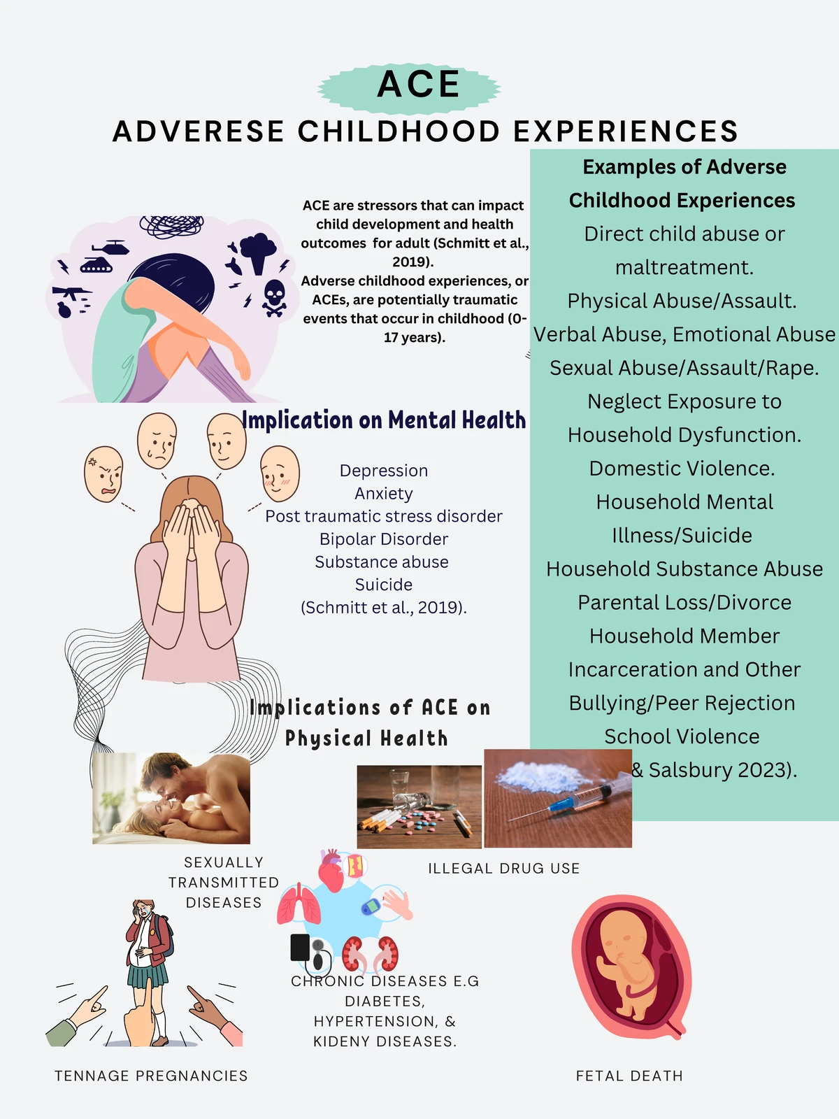 NR606NP Final Exam Infographic on Adverse Childhood Experiences (ACEs ...