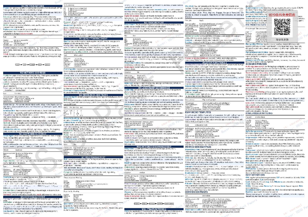 INFO6007 25S1 Final Exam Cheat Sheet: Key Concepts & Terms - Studocu