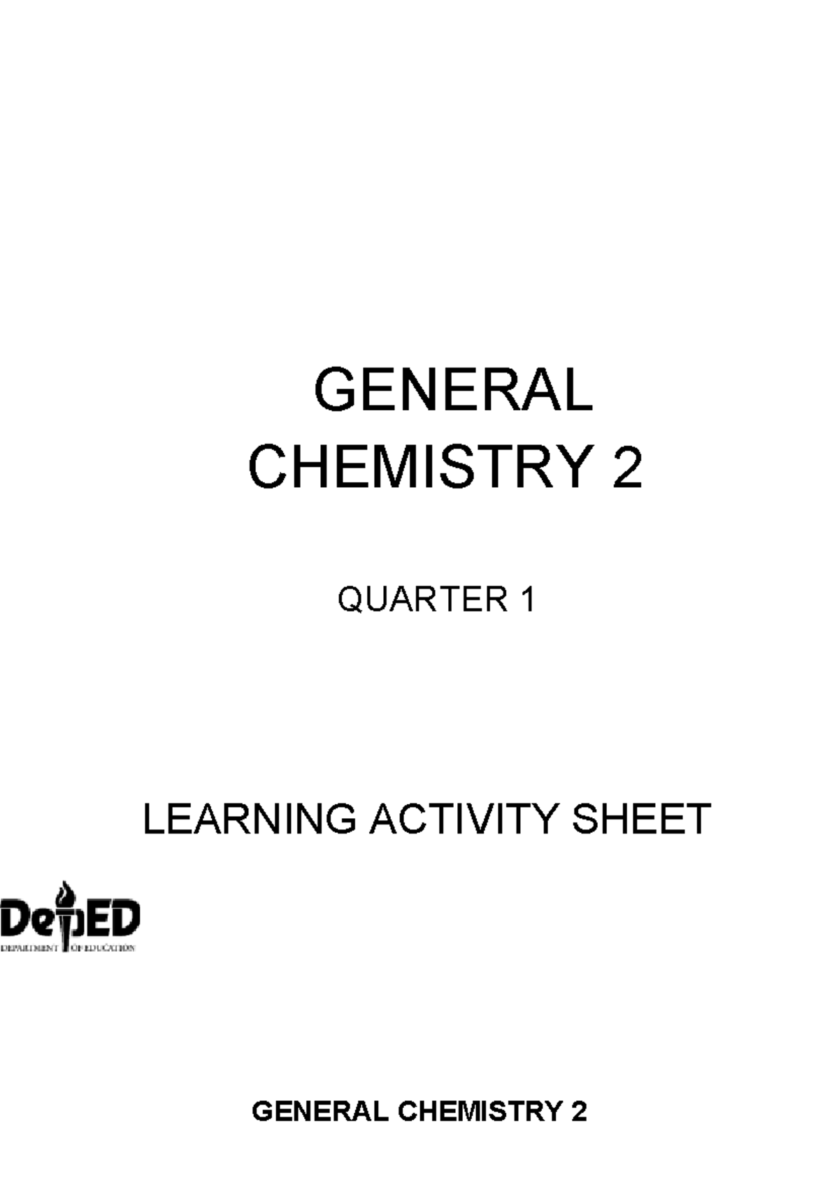 SHS-GC2-Enthalpy of Reaction Learning Activity Sheet - Studocu