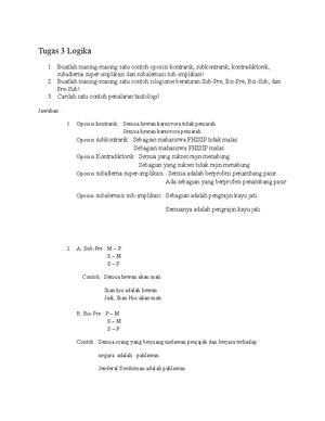 [Solved] 1Jelaskan apa yang dimaksud dengan bentuk logika atau struktur ...
