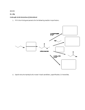 Retrosynthesis practice problems final exam answer key - Additional ...