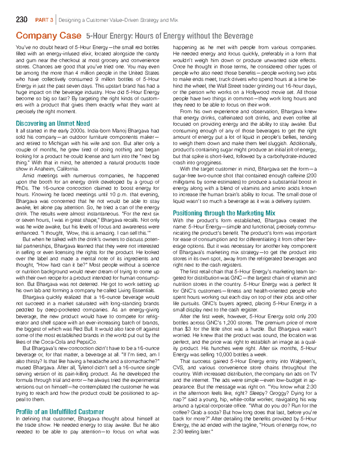 5-Hour Energy Case Study: Strategies for Customer Engagement - Studocu