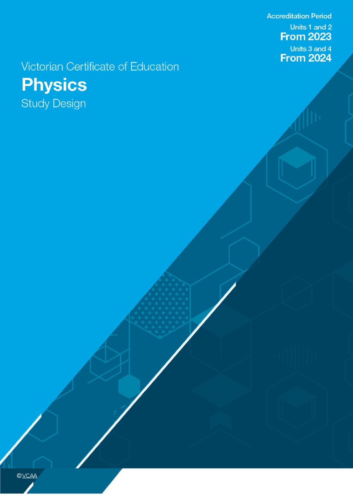 VCE Physics Study Design Units 1-4: 2024 Overview and Key Concepts ...