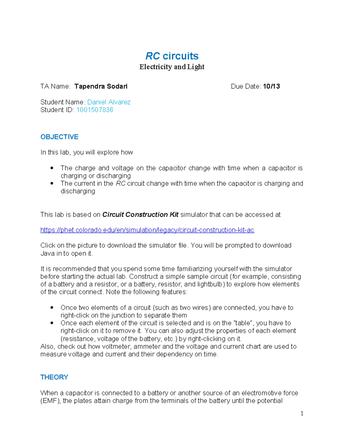 Lab-2 1-D Motion on Incline Experiment Report - Studocu