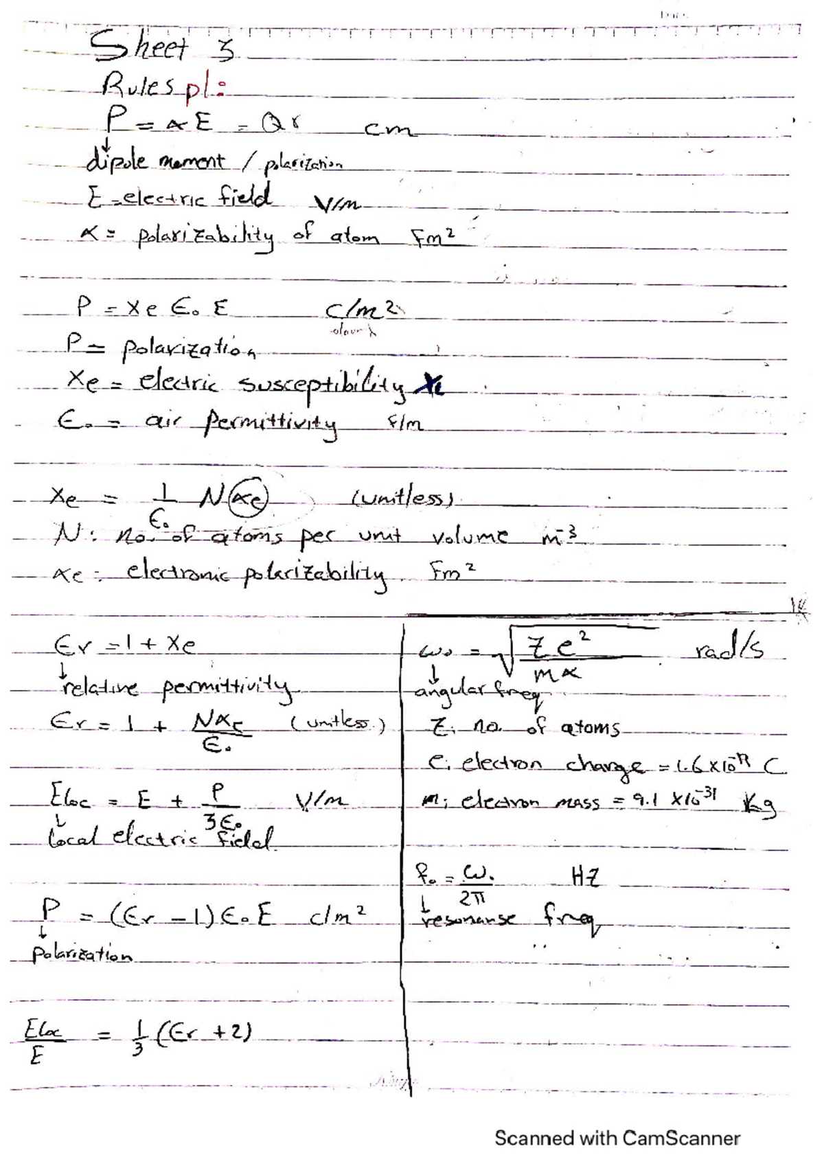 Updated Title: Sheet 3 Part 1 - Study Material Overview - Studocu