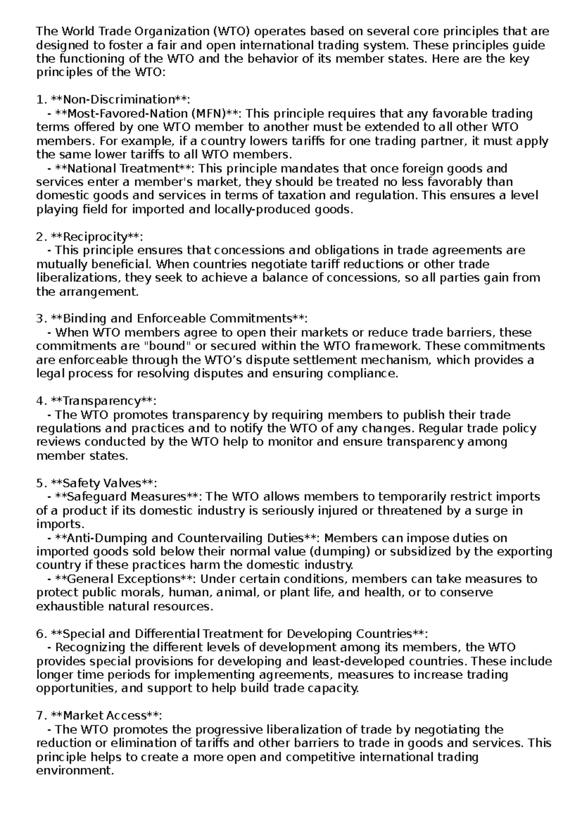 challenges faced by UN and WTO - The World Trade Organization (WTO ...