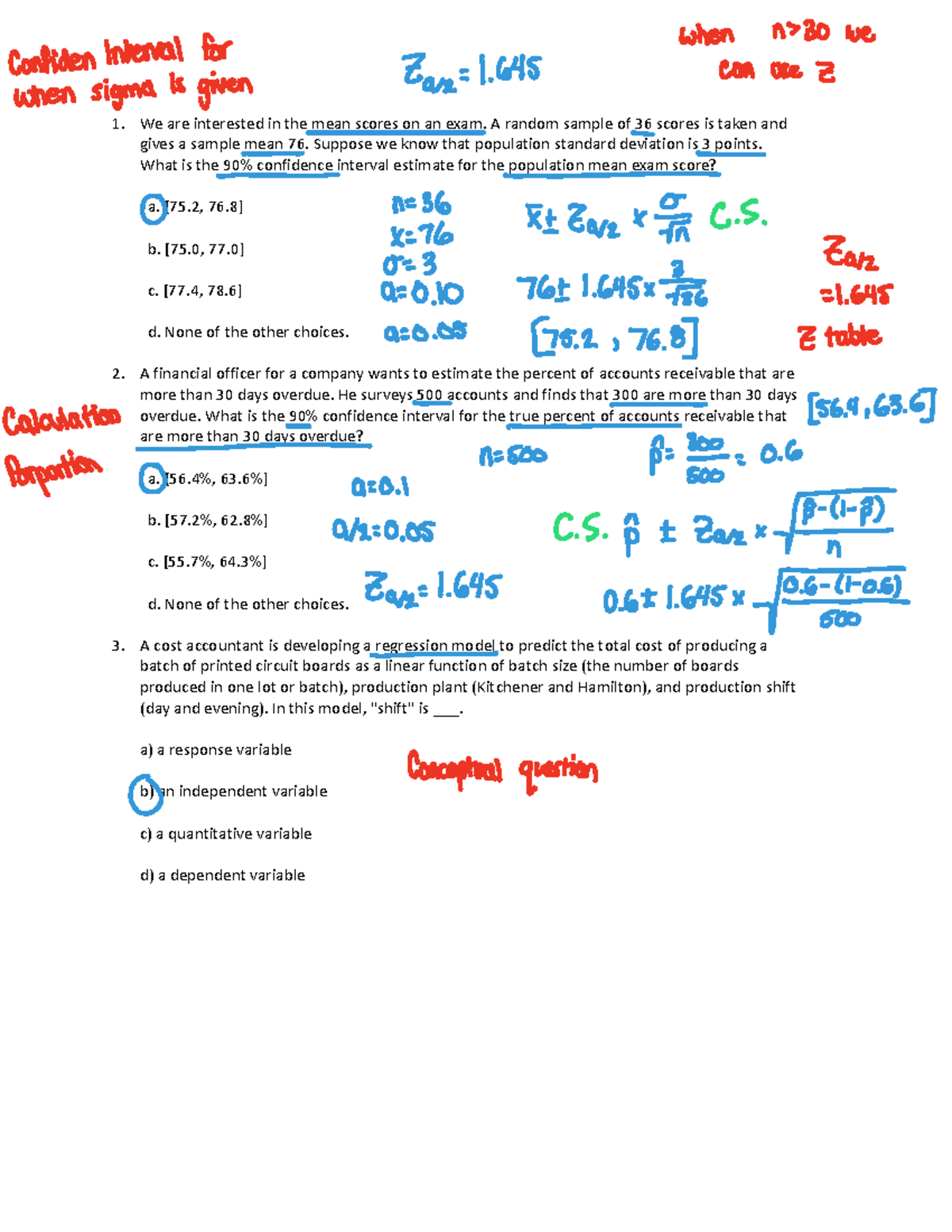 Mock Final Exam for Statistics (FILE 0345) - Studocu
