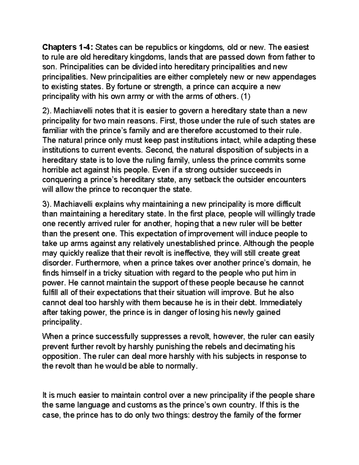 The Prince Summary - Key Insights on Principalities and Governance ...
