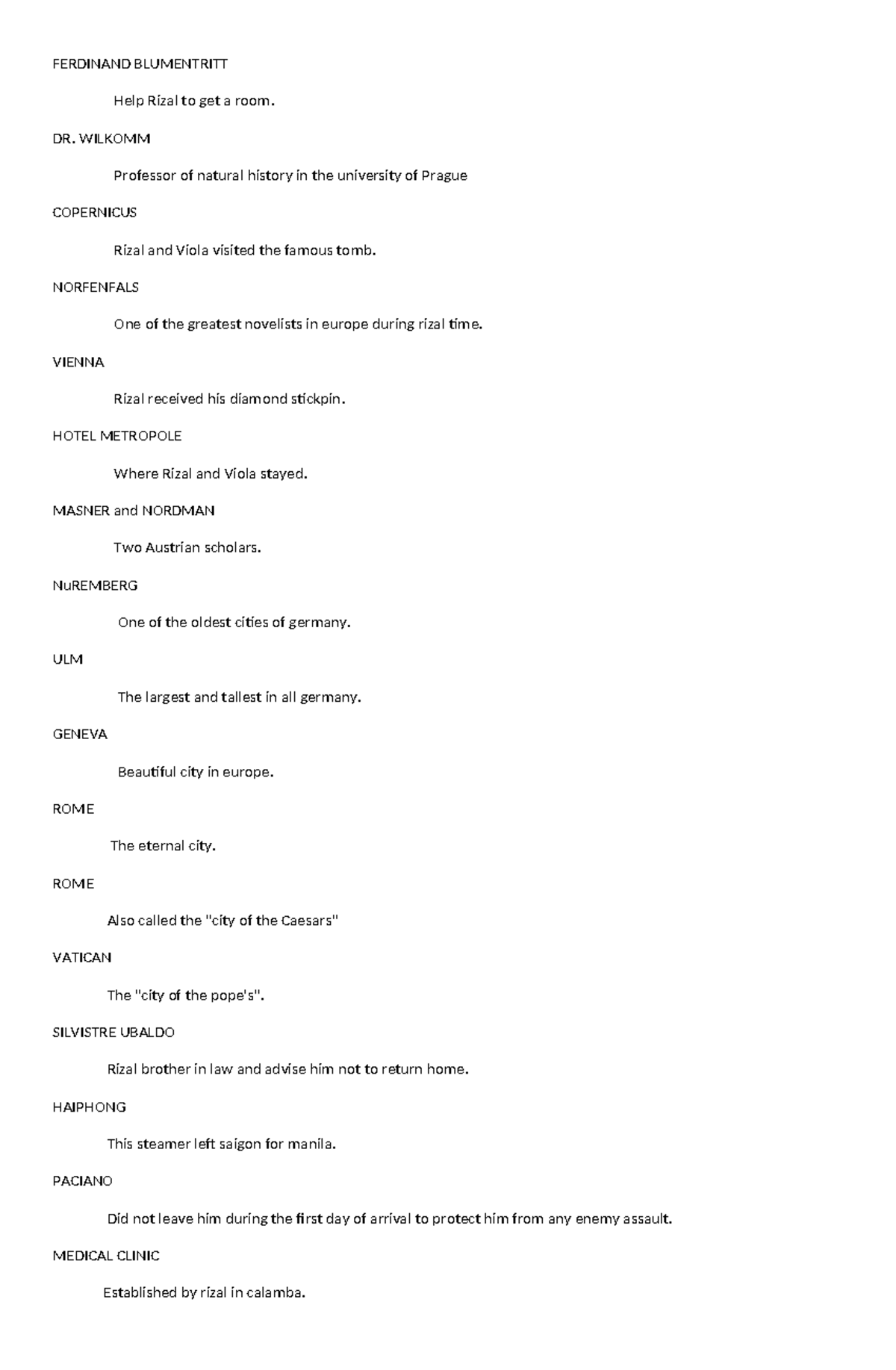 Ferdinand Blume-WPS Office - FERDINAND BLUMENTRITT Help Rizal to get a ...