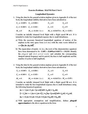 Exercise Problems MA3703 Part 2 Set 3 Routh's Array-Stability Criterion ...