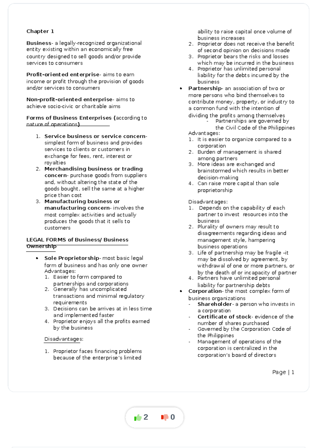 Basic Accounting Concepts and Business Structures (BA 101) - Studocu