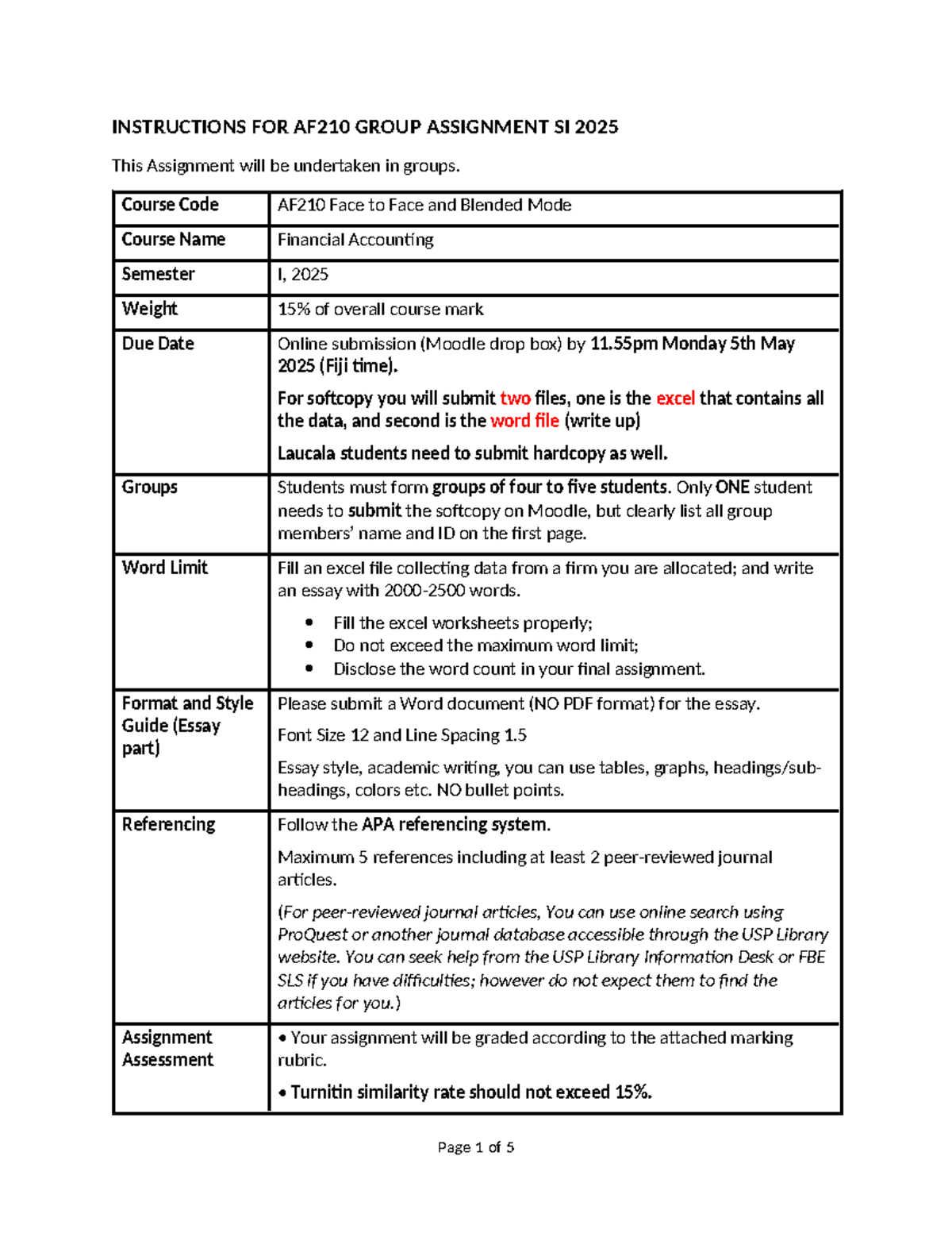 AF210 Group Assignment S1 2025: Financial Analysis of Nickel Industries ...