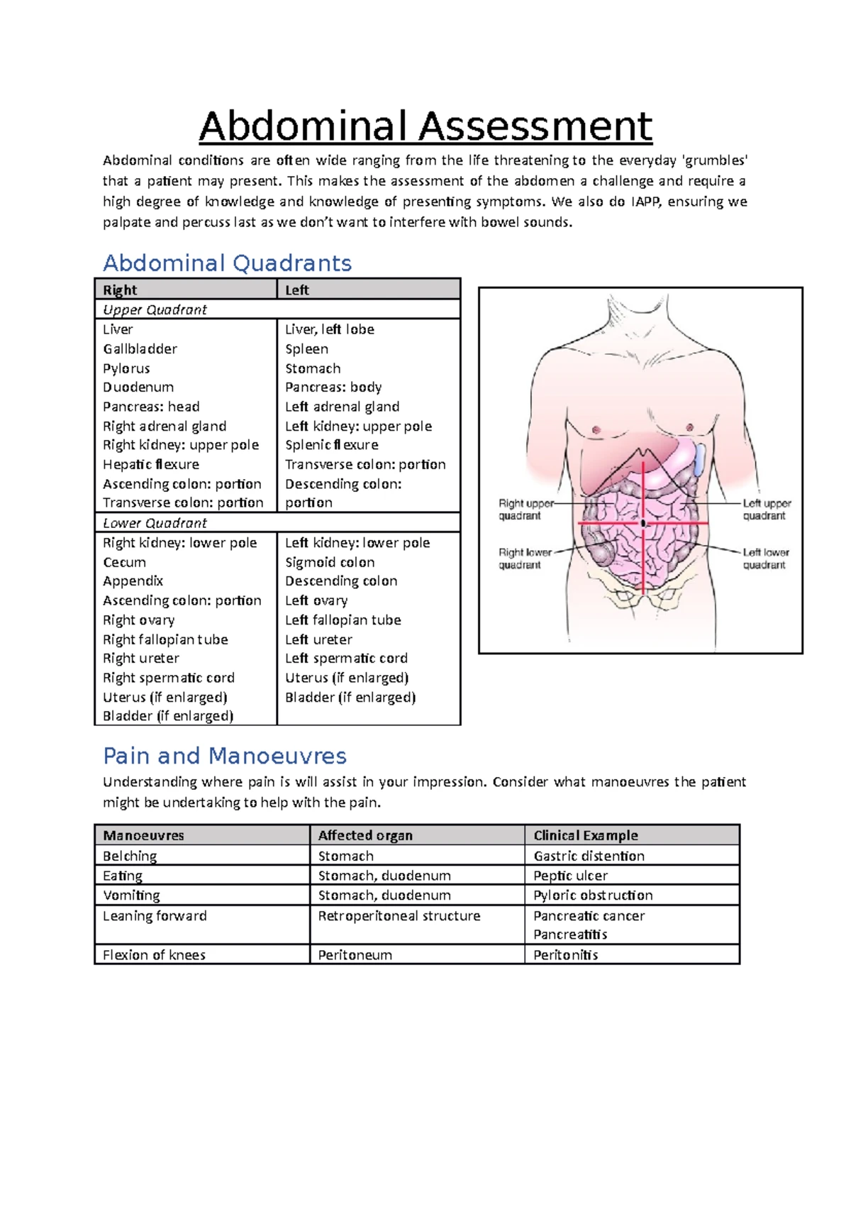 Scene Assessment - One section of the module. - Scene Assessment ...