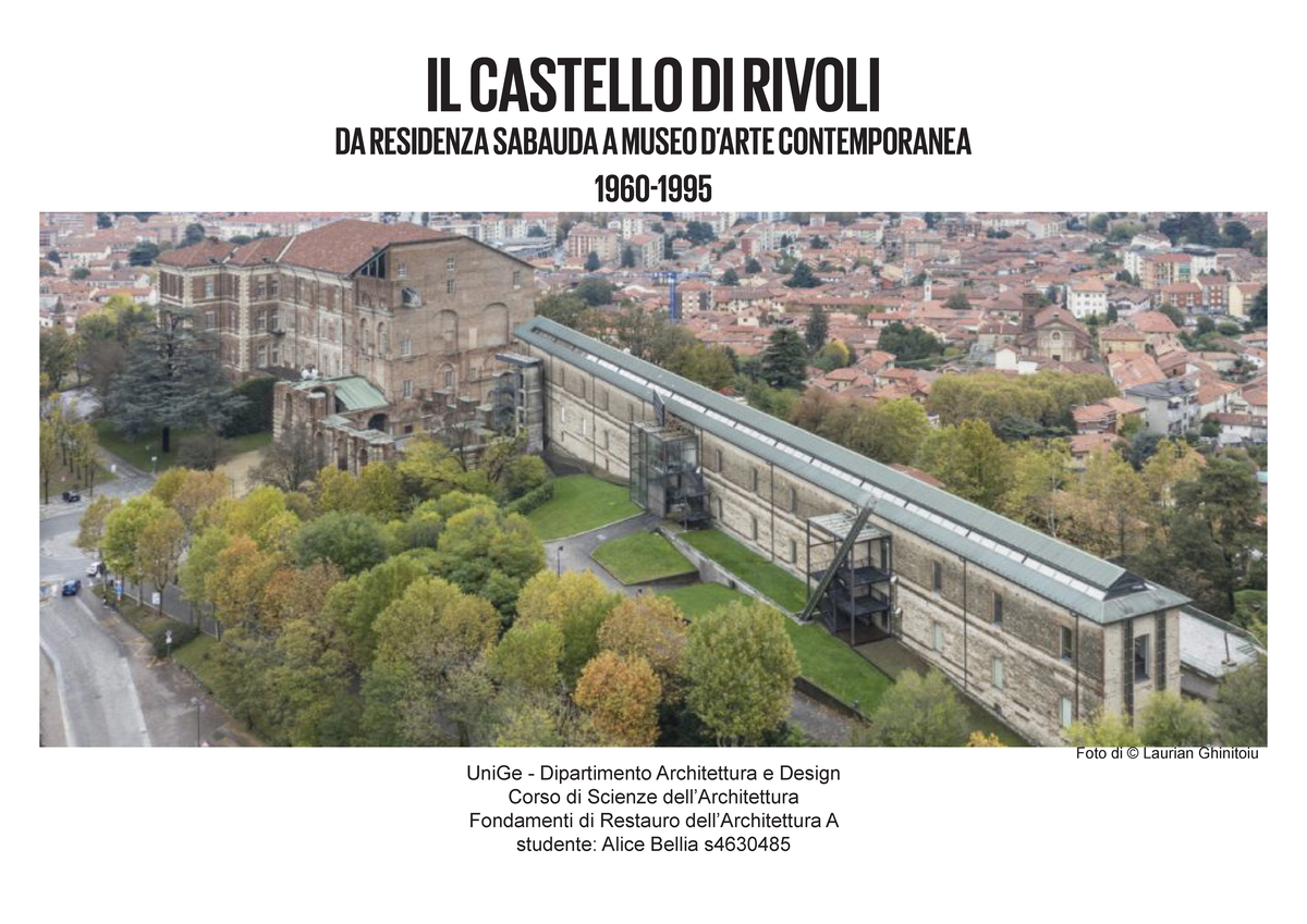 Presentazione-Intervento di restauro del Castello di Rivoli di Andrea ...