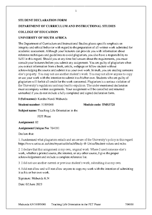 Grade 8 LO Term 2 Notes and activities - HOëRSKOOL ELSPARK LIFE ...