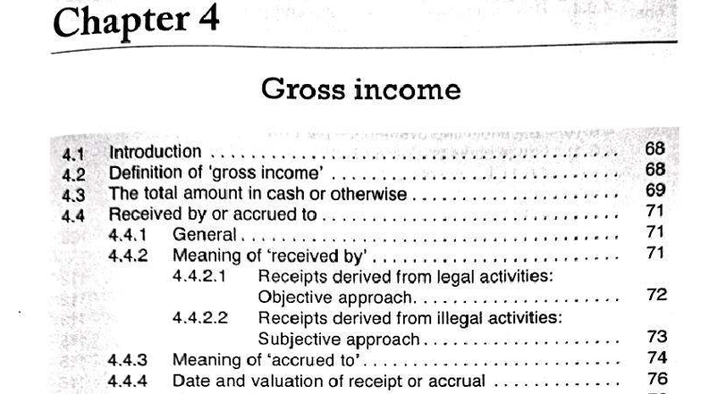 Tax Law: Chapter 4 - Understanding Gross Income and Its Implications ...