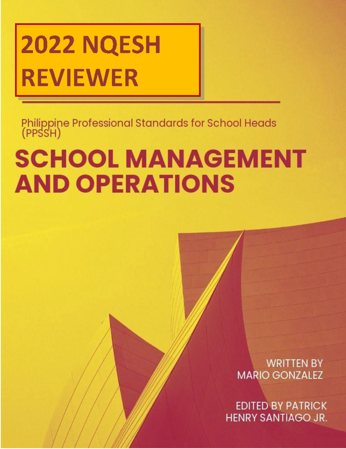 2022 NQESH Reviewer: Schools Mgt & Operations Guide - Studocu
