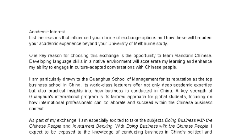 Peking University Exchange Application: Academic & Personal Growth ...