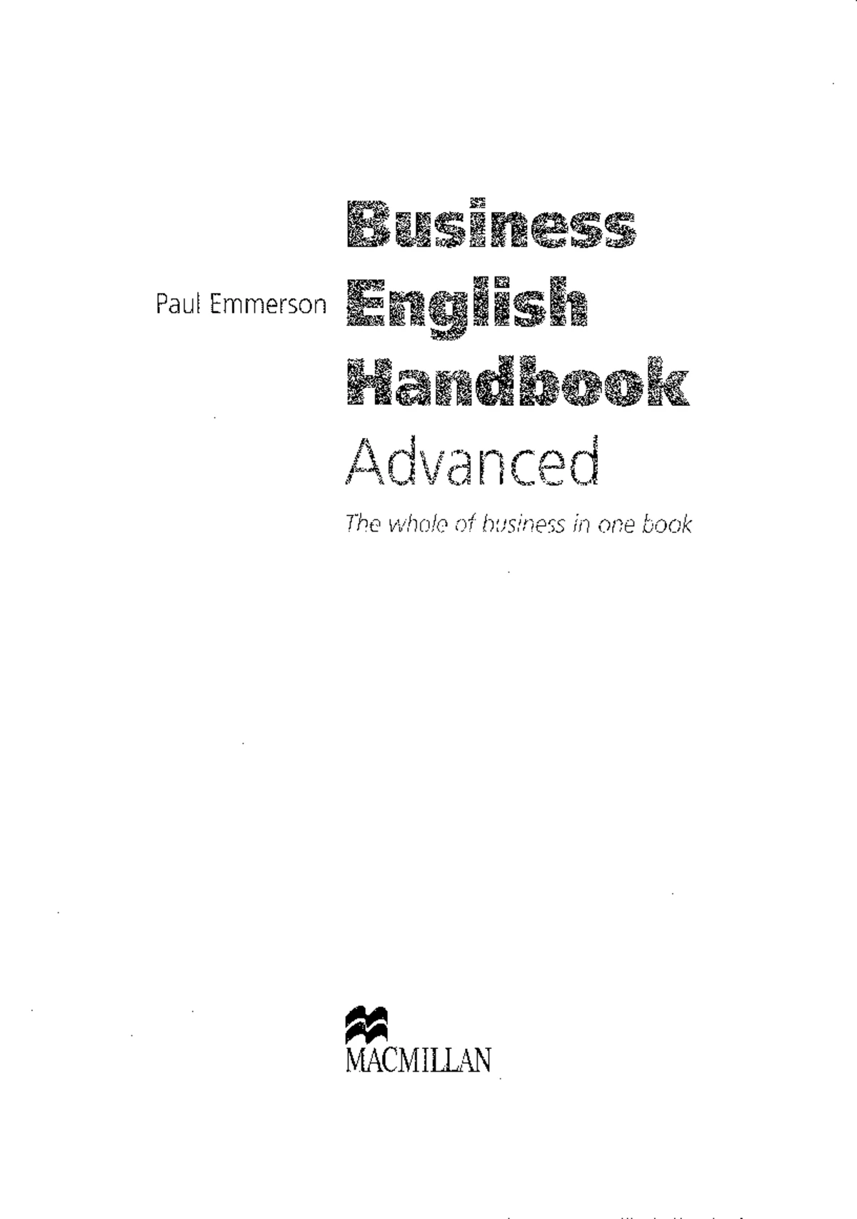 Final Exam 2023 - Part-Time Master's Business English Course - Studocu
