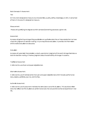 Assessment in Learning 1-Module 2 - GRACE MISSION COLLEGE ASSESSMENT ...