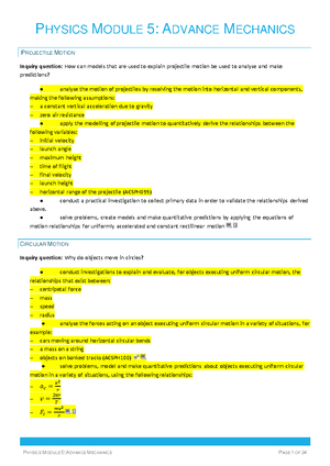 NSW Surfing Physics Modules 5and6 Sample - NSW PHYSICS 5 6 Module 5 ...