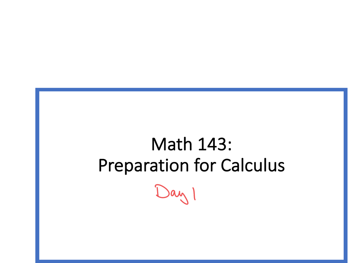 Math 143: Guide to Linear Equations & Course Structure - Studocu