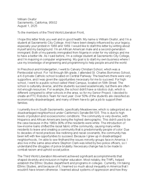 [Solved] The main point revolves around the systemic oppression faced ...