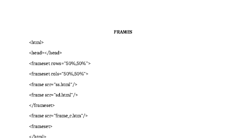 Frames - UI LAB - BCA - FRAMES