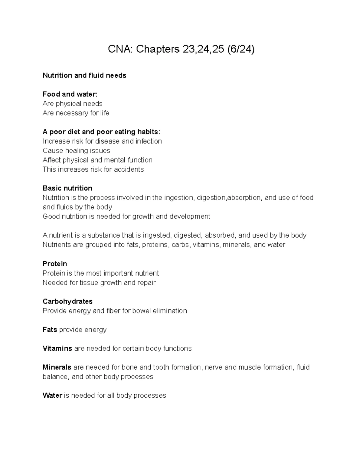 CNA Program: Medical Abbreviations List and Their Meanings - Studocu