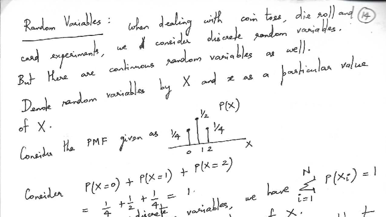 Lecture 2: Random Variables and Probability Distributions - Studocu