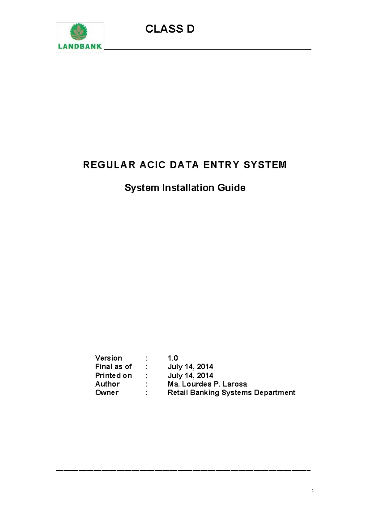 Regular ACICDES 2.1 - Installation Guide & Setup Instructions - Studocu