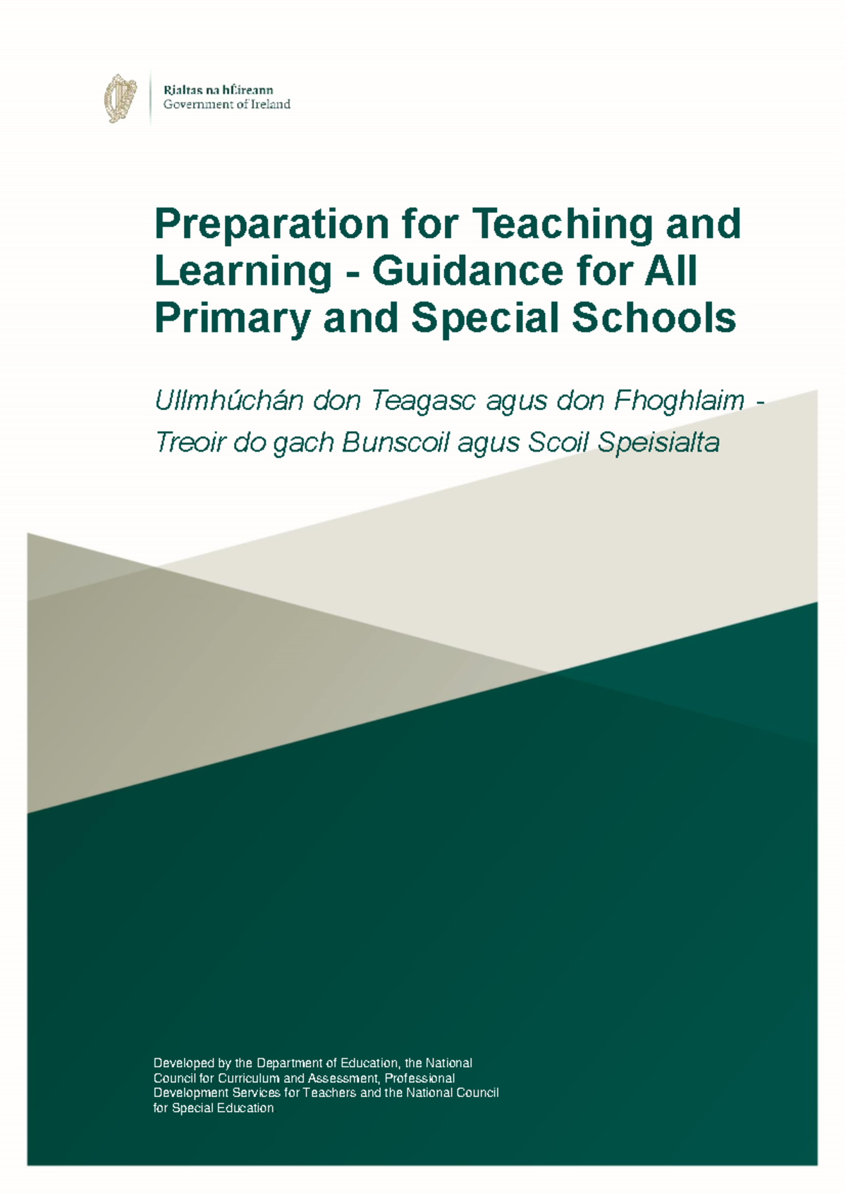 Preparation for Teaching and Learning in Primary & Special Schools ...