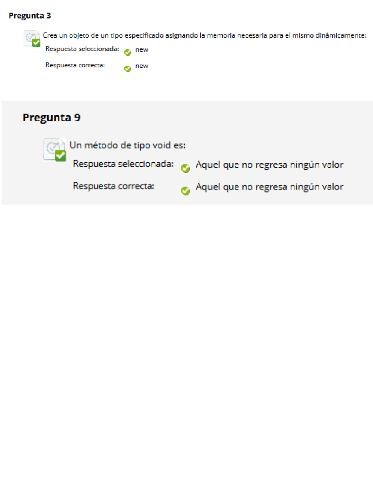 Actividad 10 automatizada - Programación Orientada a Objetos - Pregunta 3 Crea un objeto de un ...