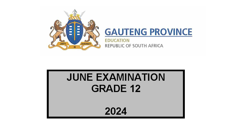 Grade 12 NSC June 2024 Accounting P2 Exam Question Paper - Studocu