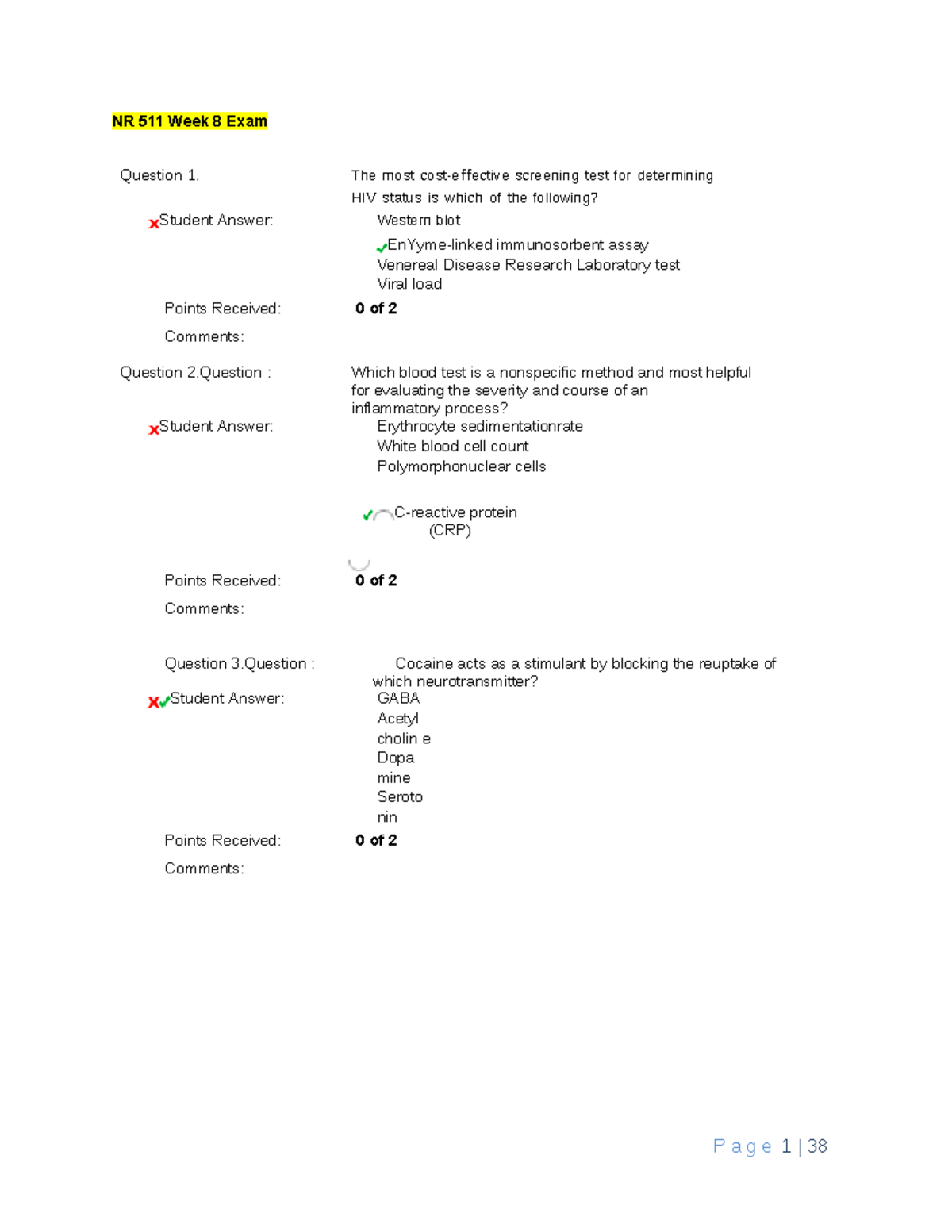 NR 511 Week 8 Final Exam Review - Comprehensive Practice Questions ...