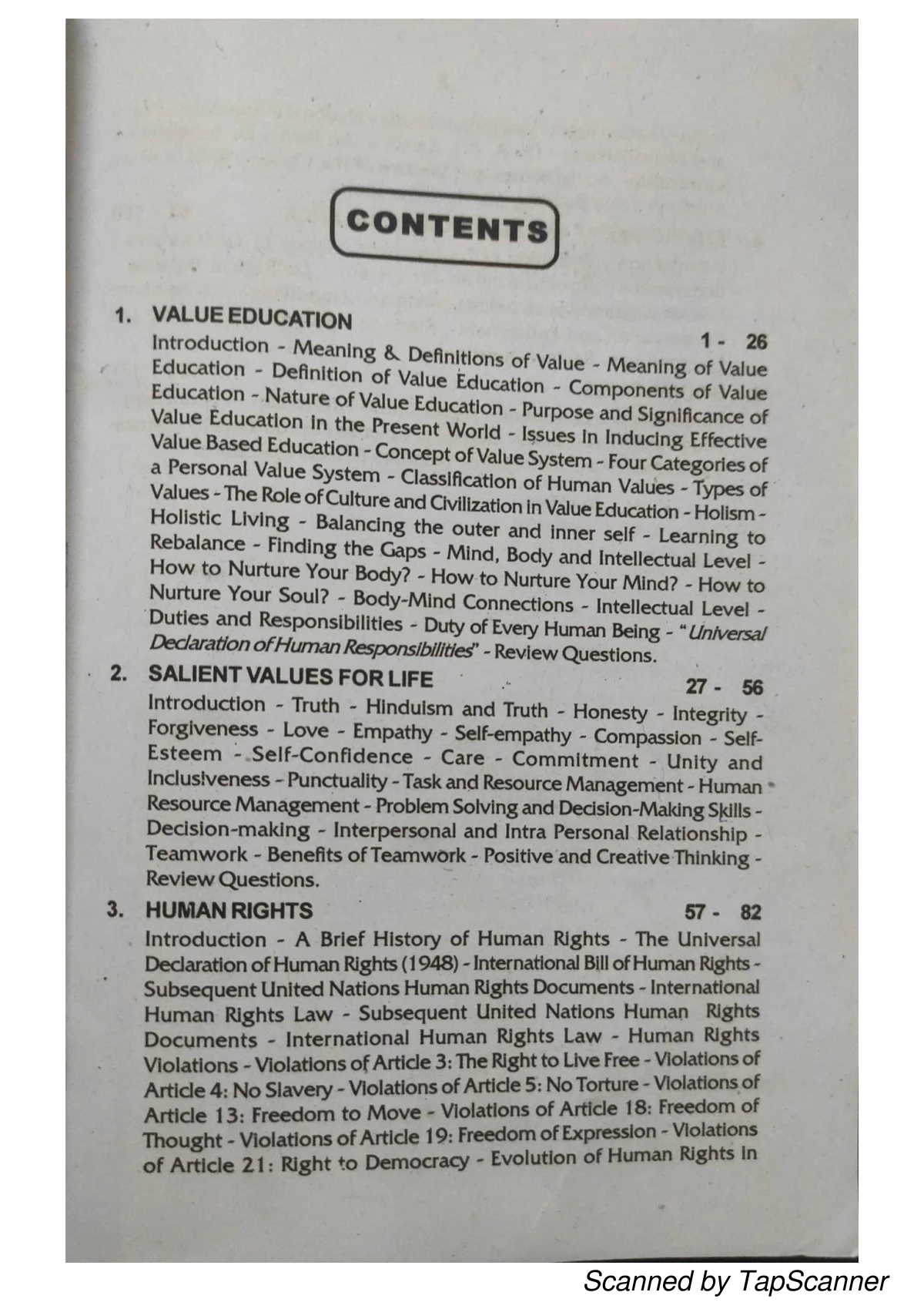 Value Education Notes - VALUE EDUCATION UNIT - I Value education refers ...