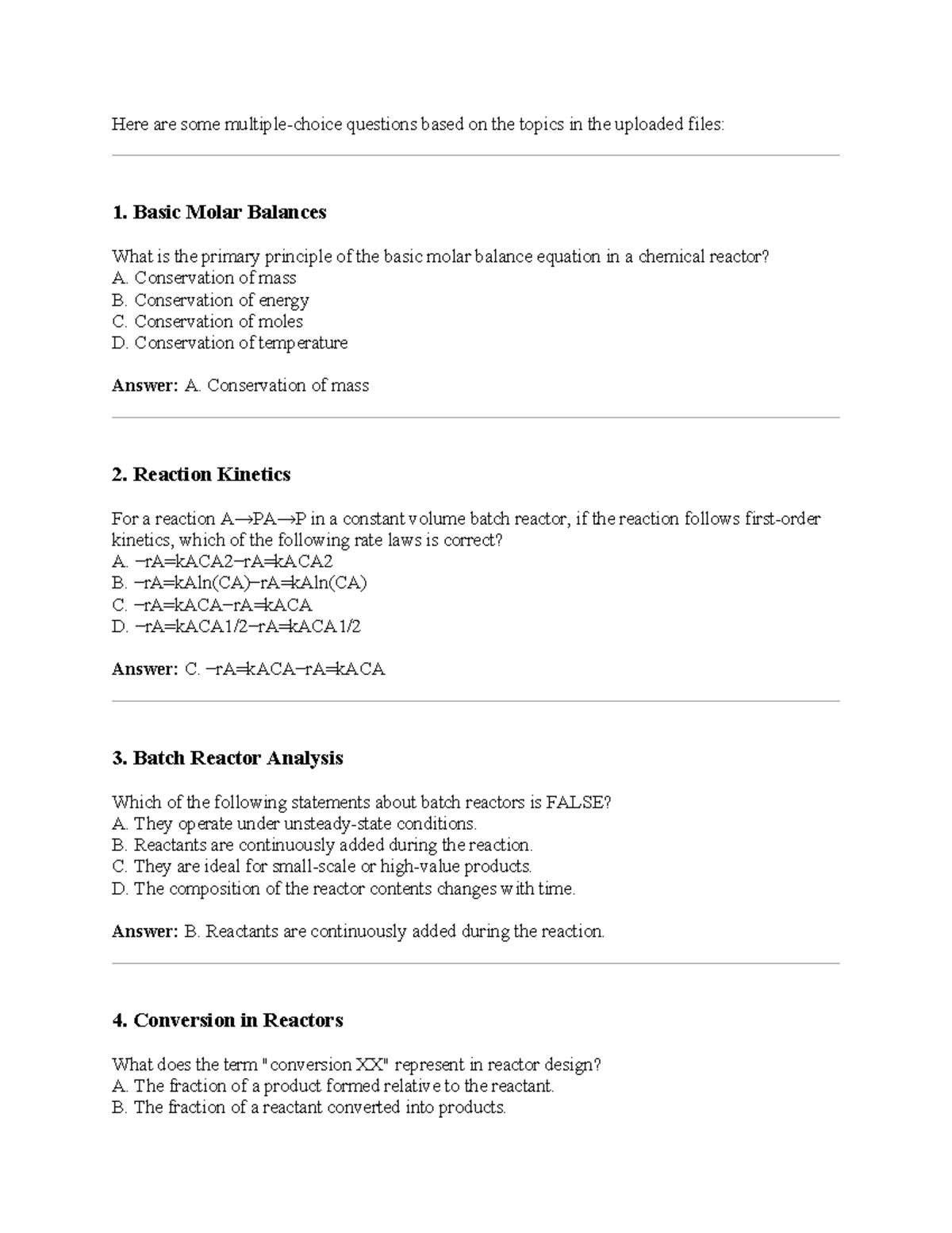 Multiple Choice Questions of Engine Cycle - Here are some multiple ...